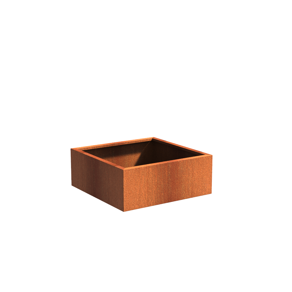 Square Planter in Corten Steel | Parker & Coop - Parker & Coop Ltd
