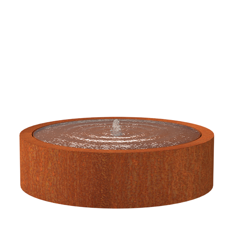 Round Water Table in Corten Steel | Parker & Coop - Parker & Coop Ltd
