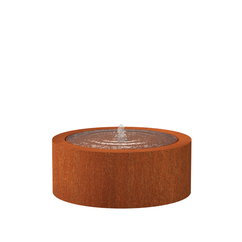 Round Water Table in Corten Steel | Parker & Coop - Parker & Coop Ltd
