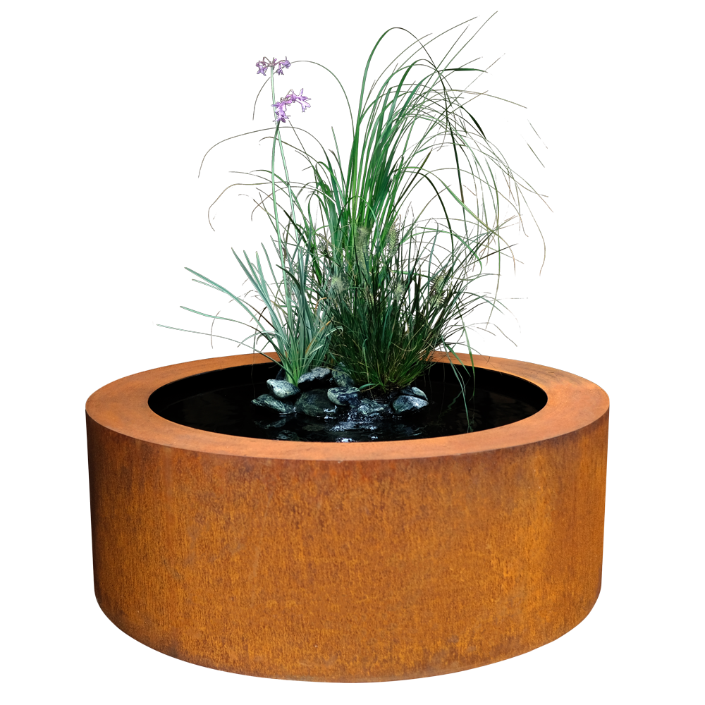 Corten Steel Ponds and Garden Water Features | Parker & Coop - Parker ...